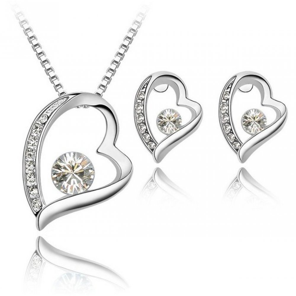 Ceas argint femei cu marcasite Sense